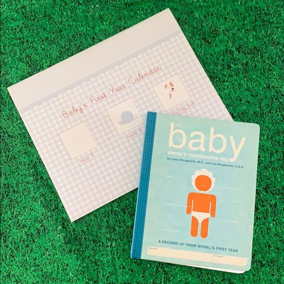 Office | Nwt Babys First Year Calendar Journal | Poshmark